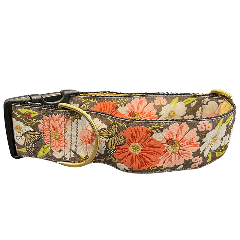 Mackenzie Collar Flower Garden Charcoal