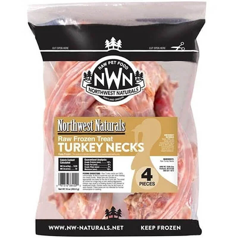 Northwest Naturals Raw Frozen Turkey Necks